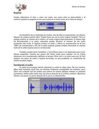 Manual de audacity | PDF