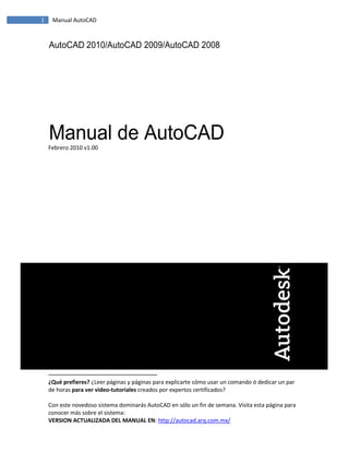 Manual de auto_cad | PDF