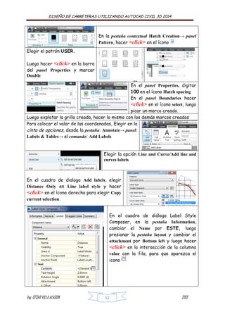Manual de autocad civil 3 d 2014 para carreteras | PDF