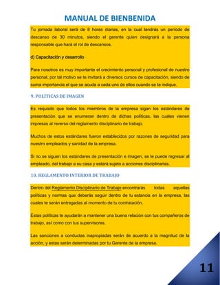 Manual de bienvenida | PDF