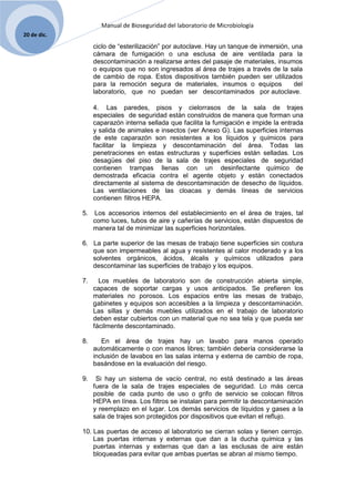Manual de bioseguridad en el laboratorio de microbiologia | DOCX