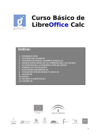 Manual LibreOffice Calc Básico (2021) | PDF