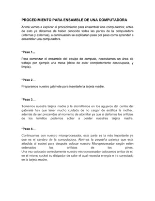 Manual de conf._y_ensamblar | PDF
