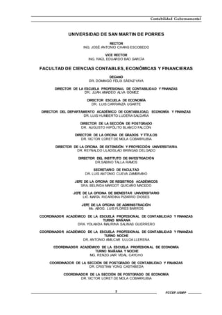 Manual de contabilidad gubernamental 2013 - i - ii | DOCX