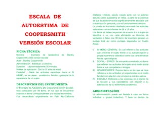 Manual de coopersmith escolares | DOC