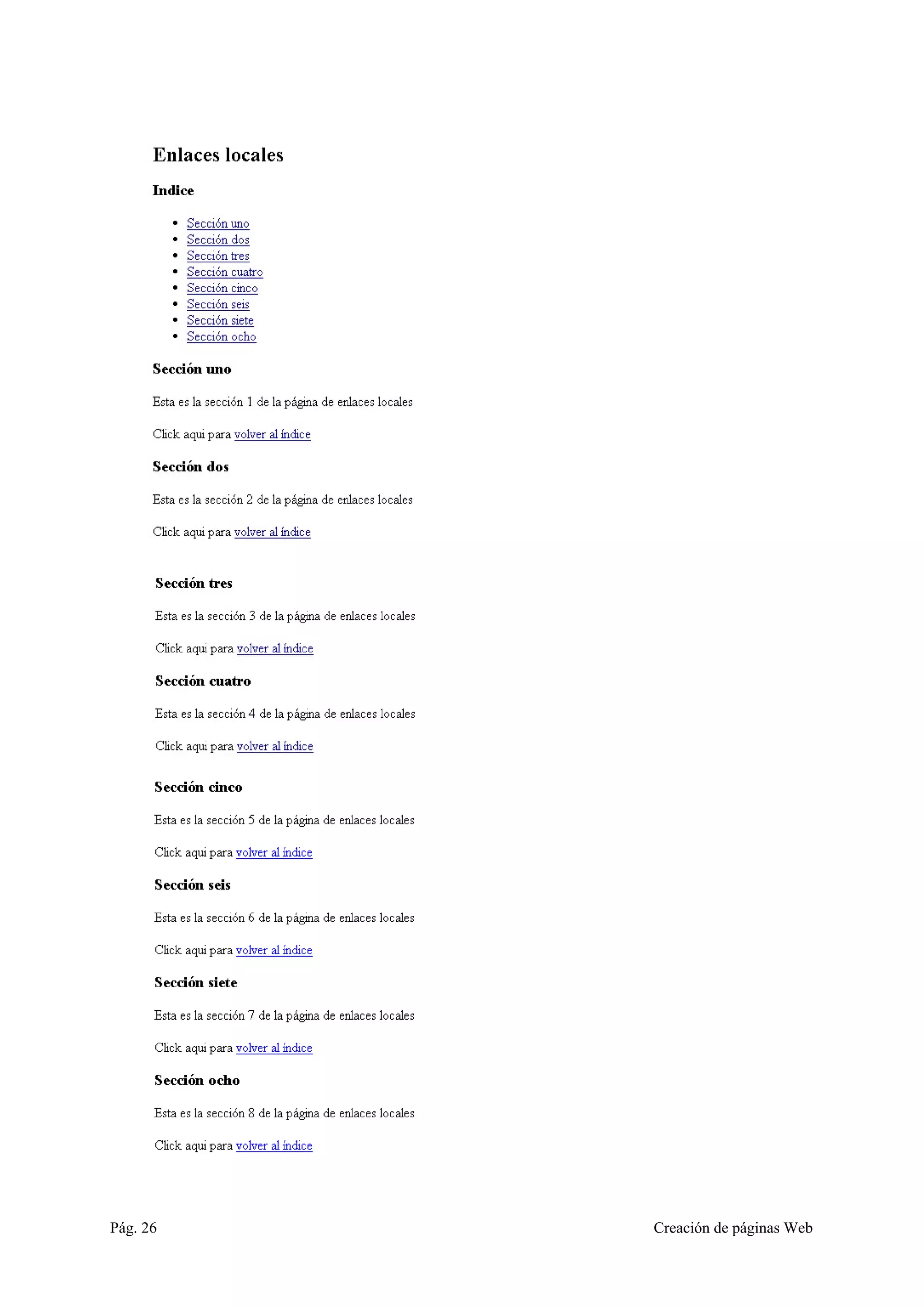 Manual de creacion de pagina html | PDF