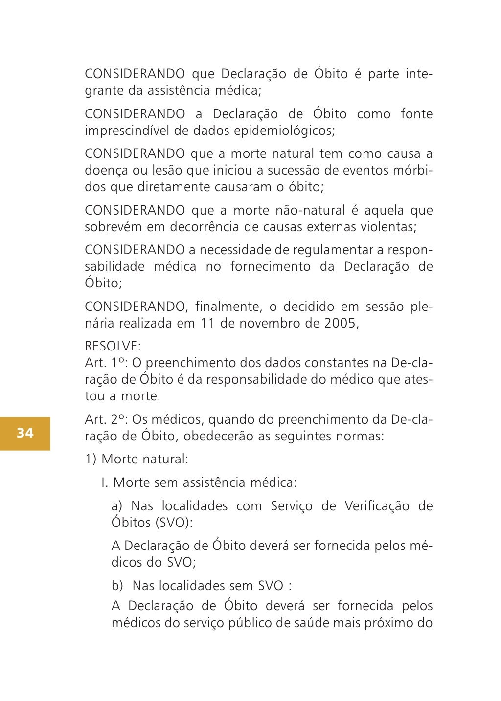 Manual de declaracao de obito MS