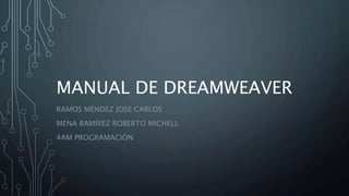 Manual de dreamweaver | PPT
