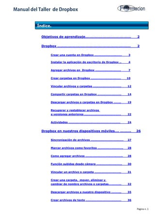 Manual de Dropbox | PDF