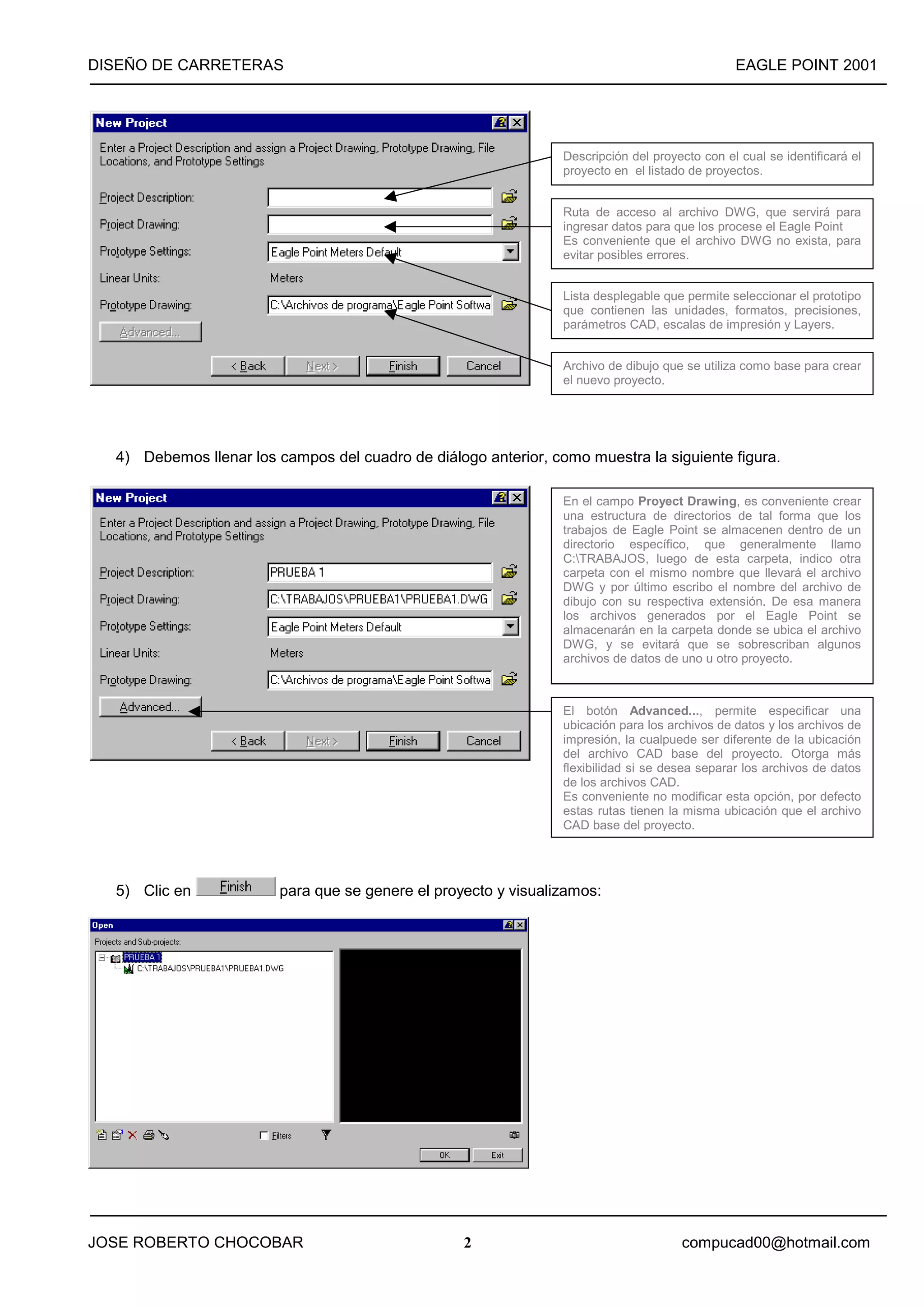 Manual+de+eagle+point+2001+modulos+de+topografia | PDF