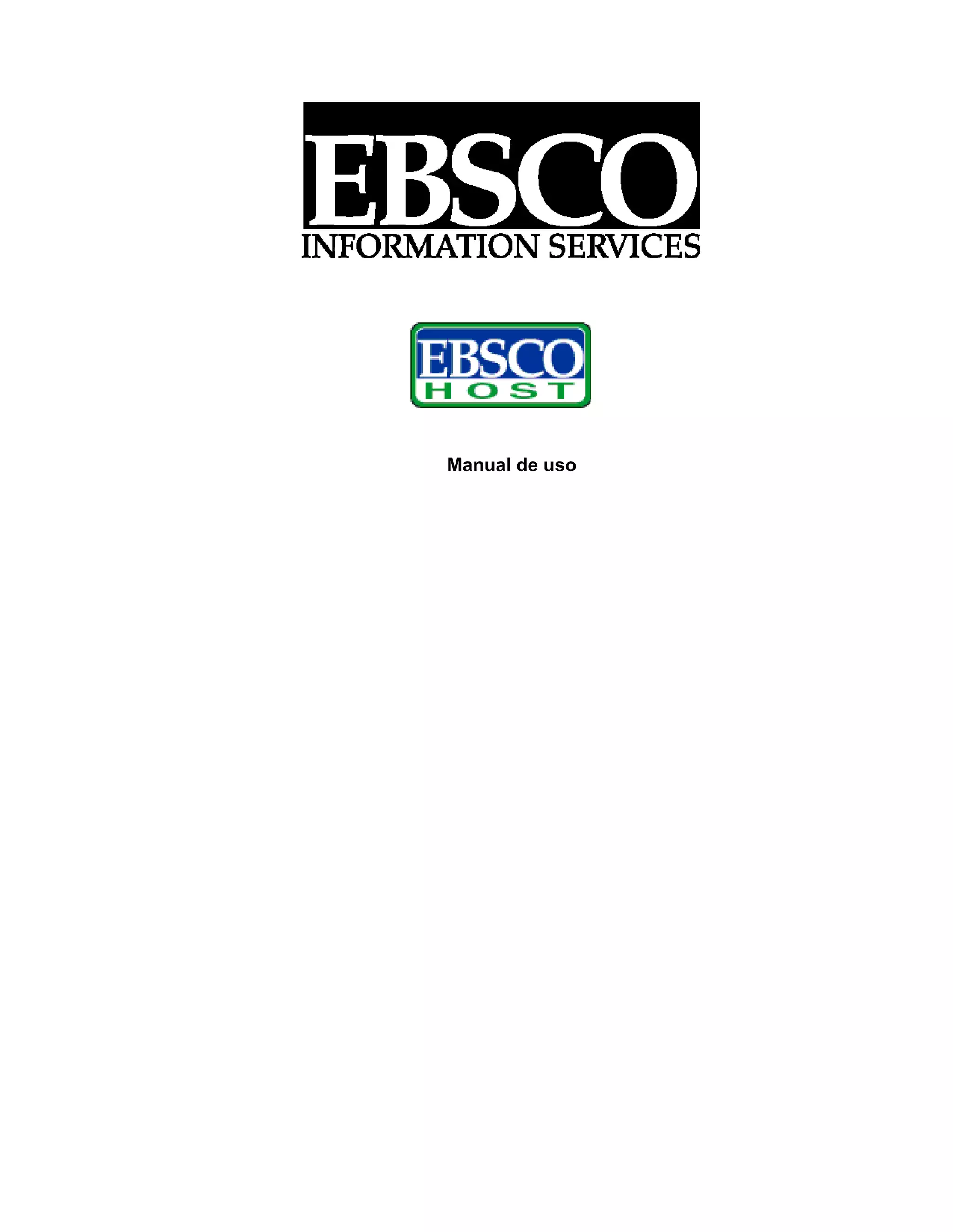 Manual de EBSCO | DOC