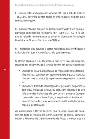 Manual de equipamentos médicos e hospitalares anvisa | PDF