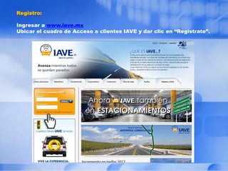 Manual de facturacion Sistema IAVE | PPTX