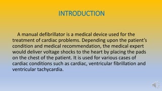 MANUALDEFIBRILLATOR.presentation full information | PPT