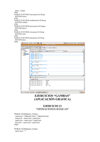 Manual De Gambas | PDF