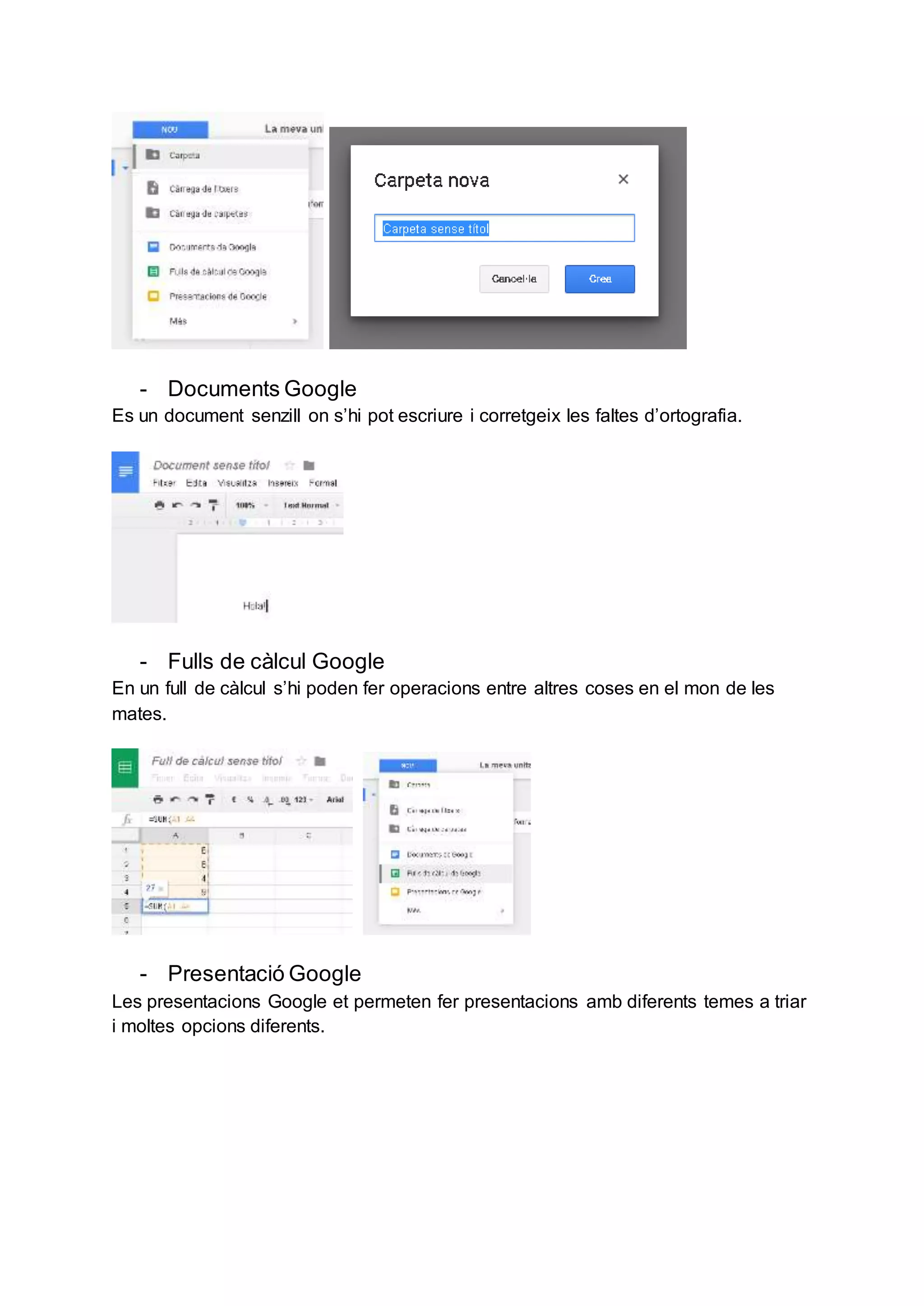 Manual de Google Drive | DOCX