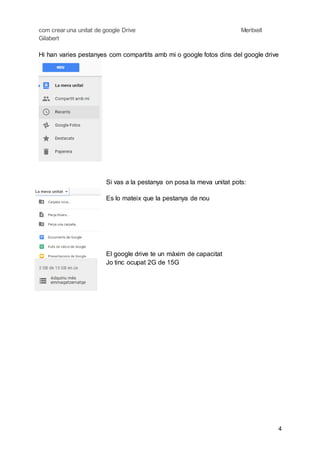 Manual de google drive | DOCX