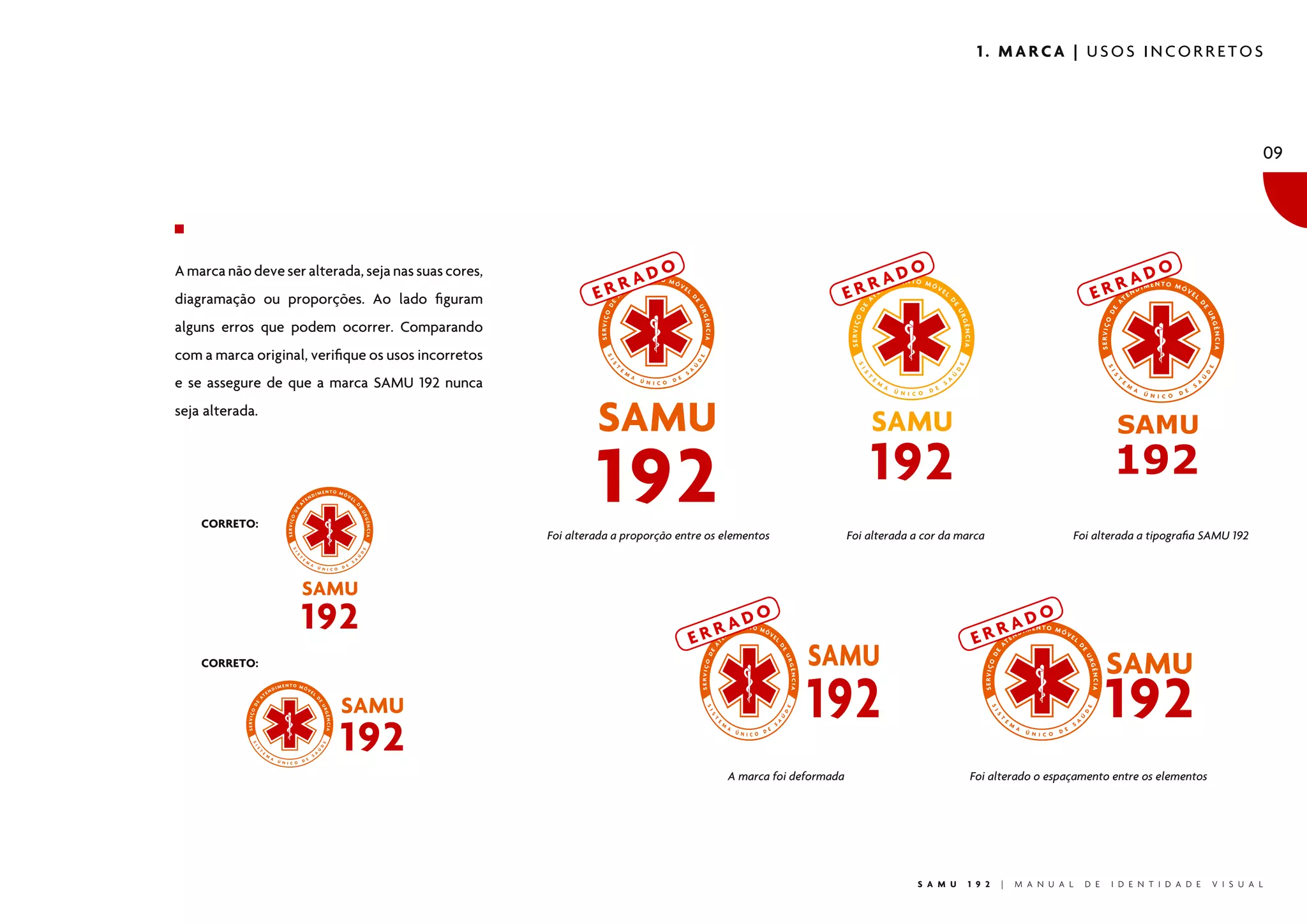 Manual de iIdentidade Visual da SAMU/192 | PDF
