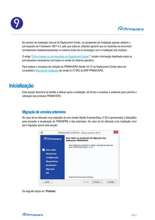 Manualde instalacaoinicializacao erpls915sr1pt | PDF