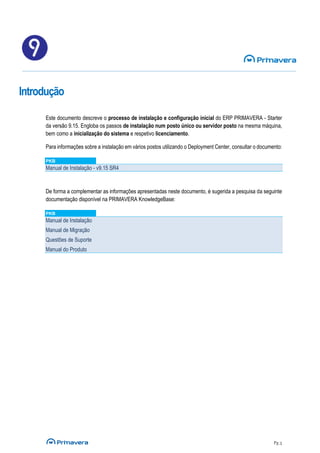 Manualde instalacaoinicializacao erpls915sr1pt | PDF