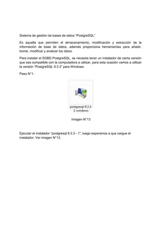 Manual de instalación de apache y postgresql | PDF