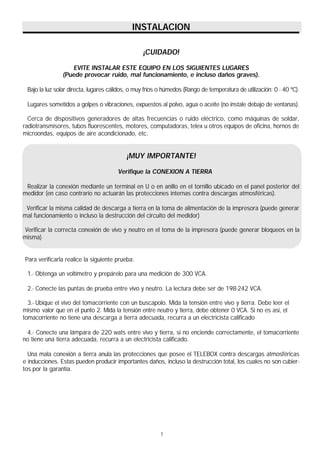 Manual de instalación y programación telebox | PDF