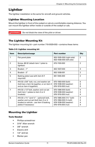 Manual de instalacion Satloc bantam | PDF
