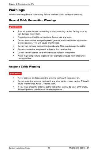 Manual de instalacion Satloc bantam | PDF