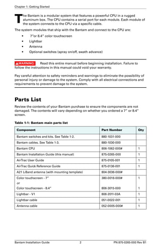 Manual de instalacion Satloc bantam | PDF