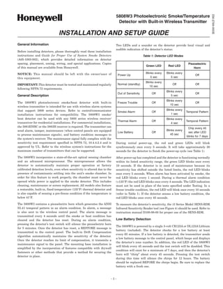 Manual de instalacion detector honeywell | PDF | Indoor Environmental ...
