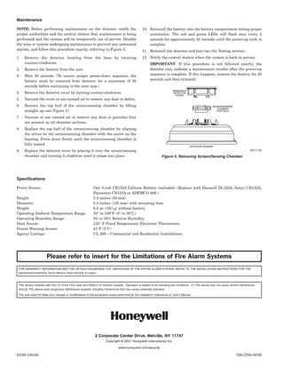 Manual de instalacion detector honeywell | PDF | Indoor Environmental ...