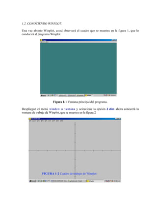 Manual de instrucciones winplot | PDF