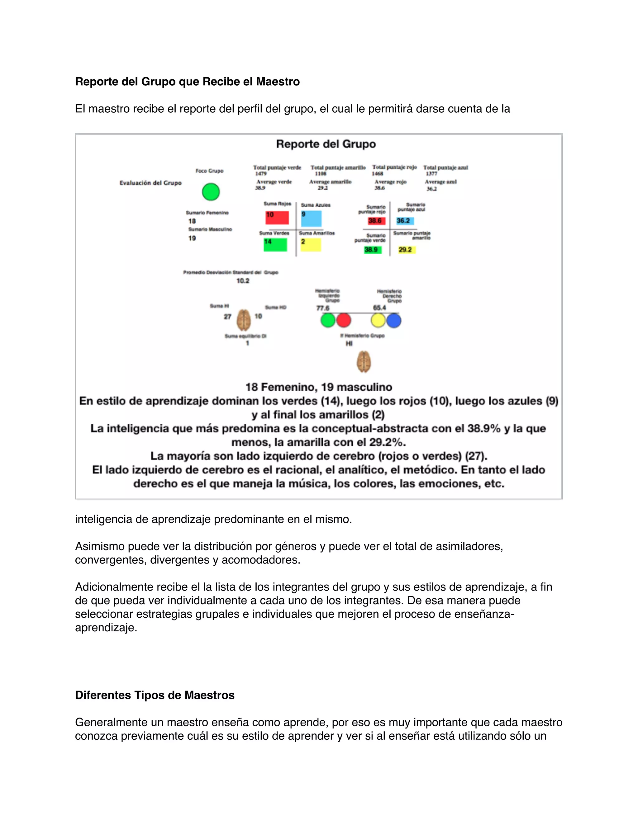Manual de interpretacion auto test de estilos de aprendizaje y ...
