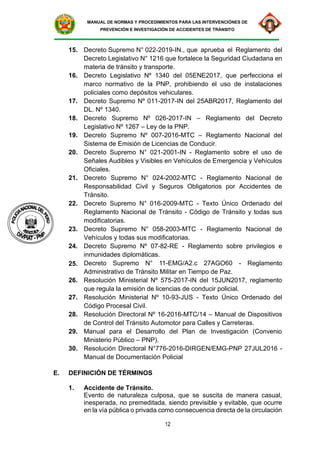 Manual de investigacion de accidentes de transito dic2020 | PDF