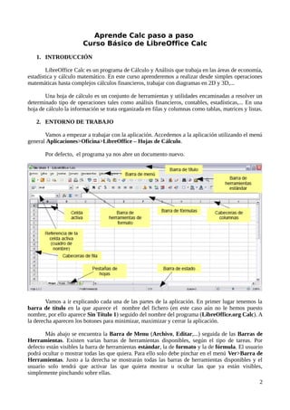 Manual práctico de Hojas de Cálculo con LibreOffice Calc (2017) | PDF