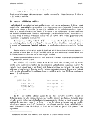 Manual de lenguaje c++prev | PDF