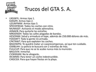 Manual del gta san andreas | PPTX