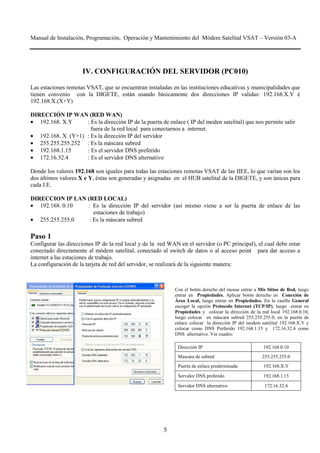 Manual Del Modem Satelital Vsat Version 03 A 2009 | PDF