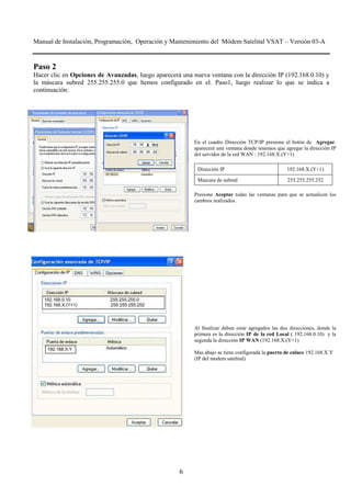 Manual Del Modem Satelital Vsat Version 03 A 2009 | PDF
