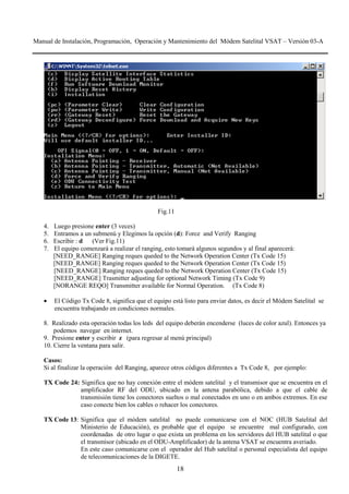 Manual del modem satelital vsat version 03 b-2009 uso interno | PDF