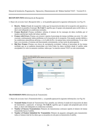 Manual del modem satelital vsat version 03 b-2009 uso interno | PDF