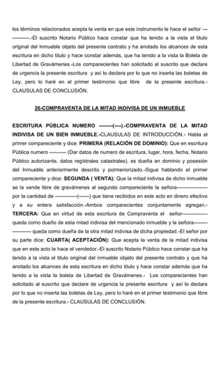 MANUAL DEL NOTARIO.para comensar a cartular en derecho notaríal | PDF