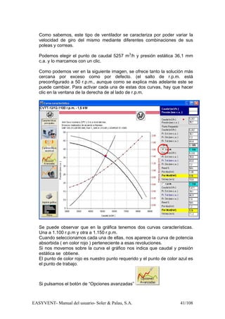 Ventilación. EASYVENT. Manual de Usuario. VERSIÓN 1.5 ABRIL 2004. Soler ...