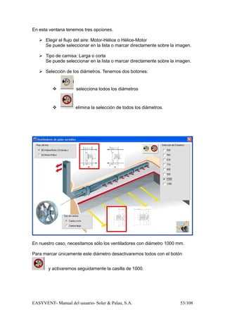Ventilación. EASYVENT. Manual de Usuario. VERSIÓN 1.5 ABRIL 2004. Soler ...