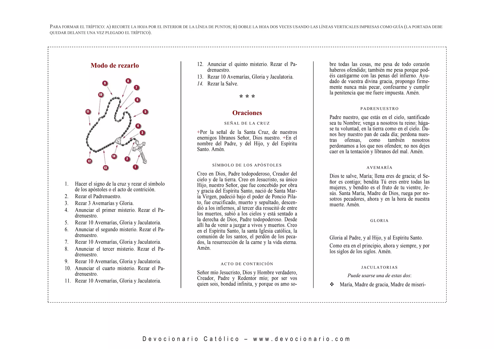Manual del Rosario | PDF