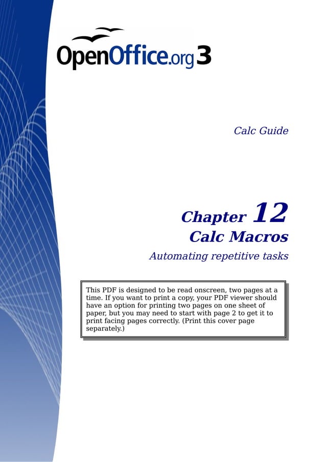 Manual de macros en calc | PDF