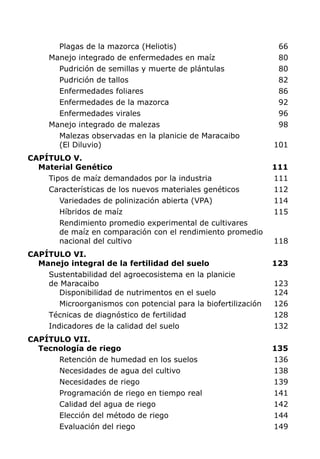 Manual de maiz bajo riego planicie de maracaibo | PDF