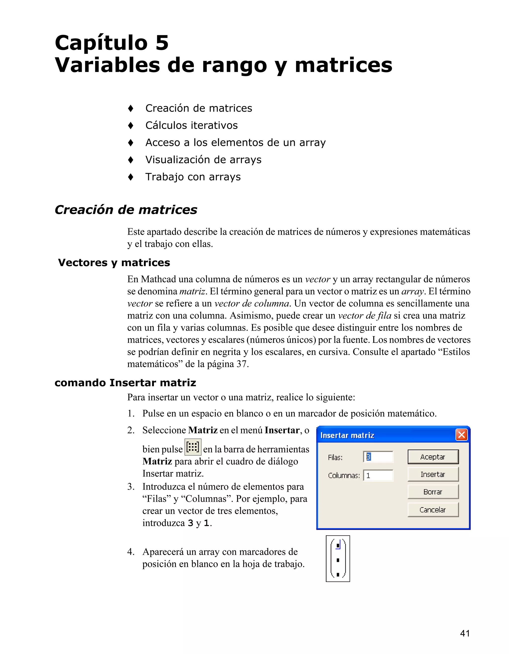 Manual de mathcad 14 en español | PDF