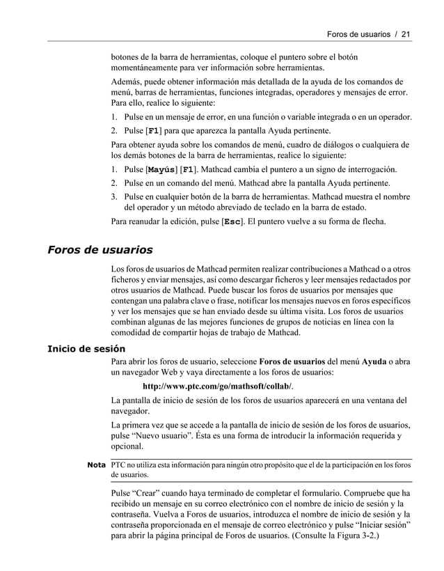 Manual de mathcad 14 en español | PDF