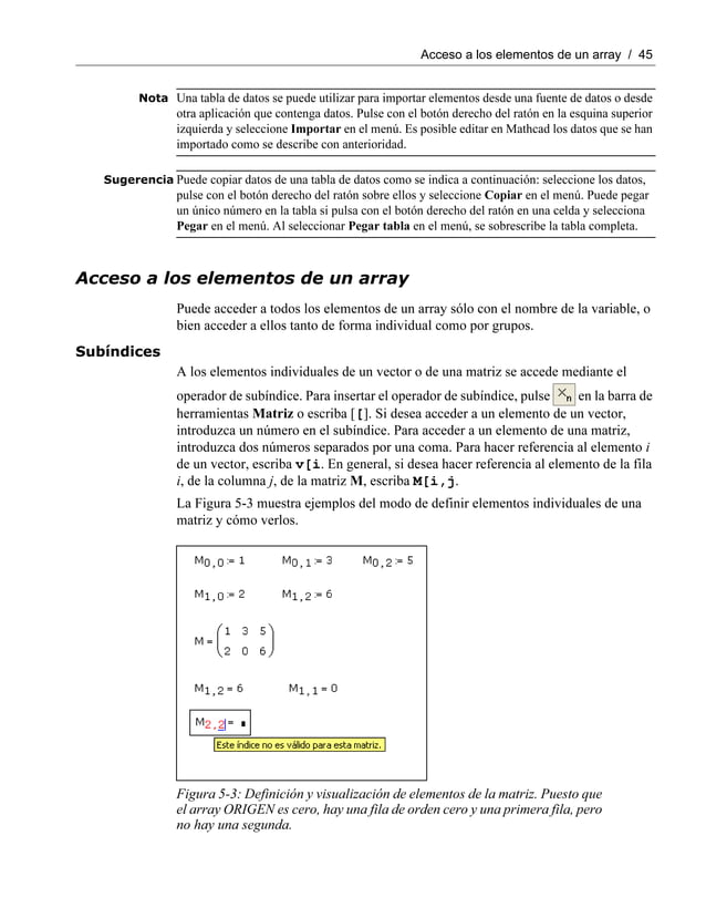 Manual de mathcad 14 en español | PDF